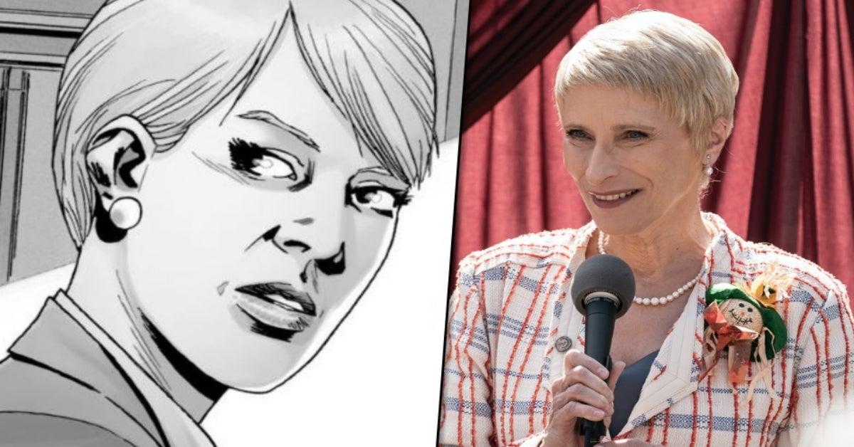 The Walking Dead Reveals First Look at Governor Pamela Milton in Season ...