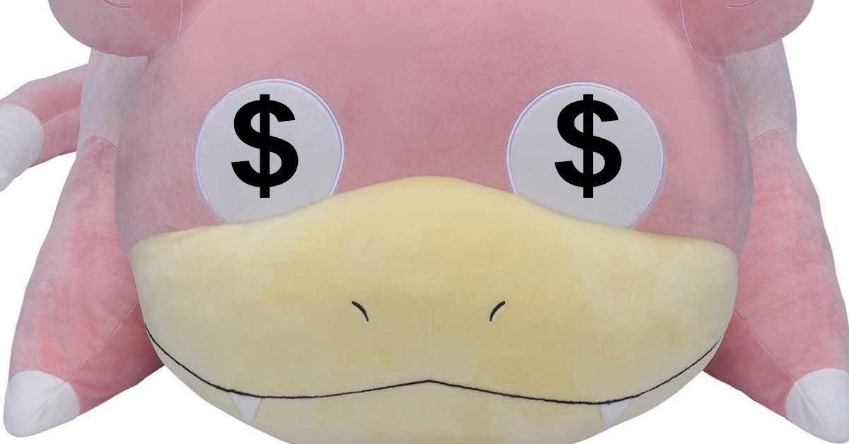 Pokemon Is Selling a Pricey, Life-Sized Slowpoke Plush - ComicBook.com