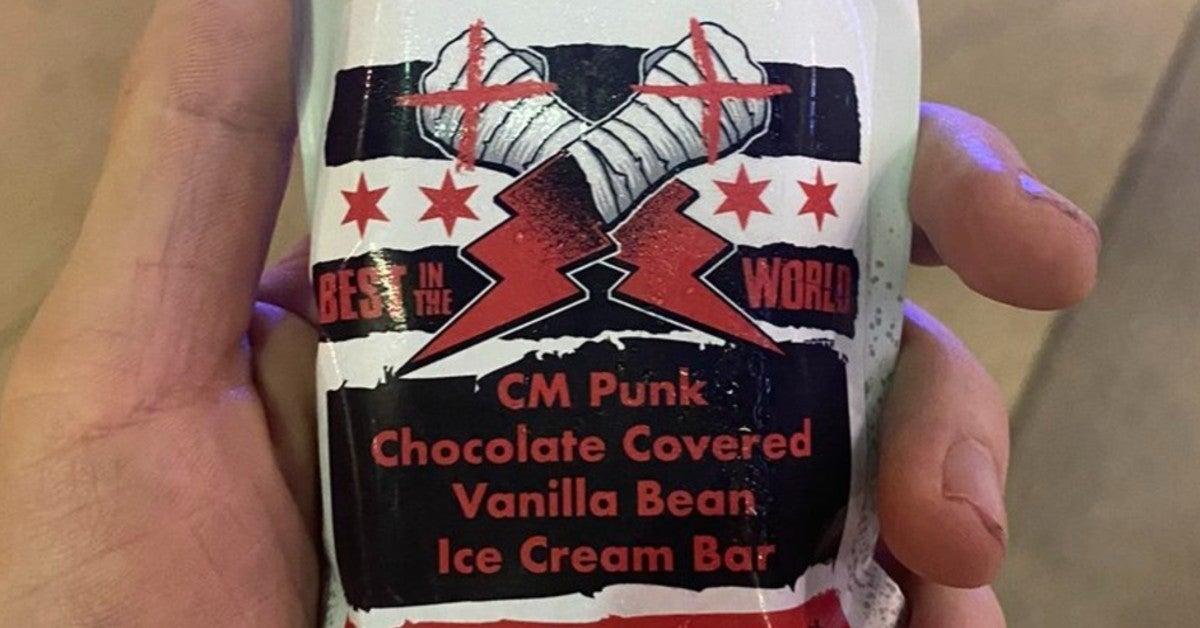 CM Punk Gives Out Free Ice Cream Bars to Fans Attending AEW Rampage ...