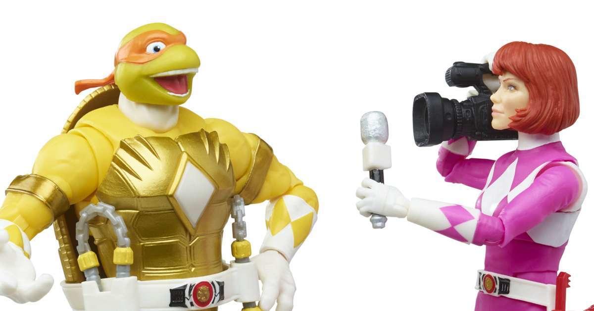 Power Rangers / TMNT Crossover Figure Wave Adds Pink Ranger April and ...