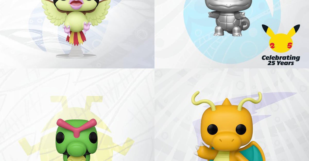 New Funko Pokemon Pop Figures: Pidgeotto, Dragonite, Caterpie, and More ...
