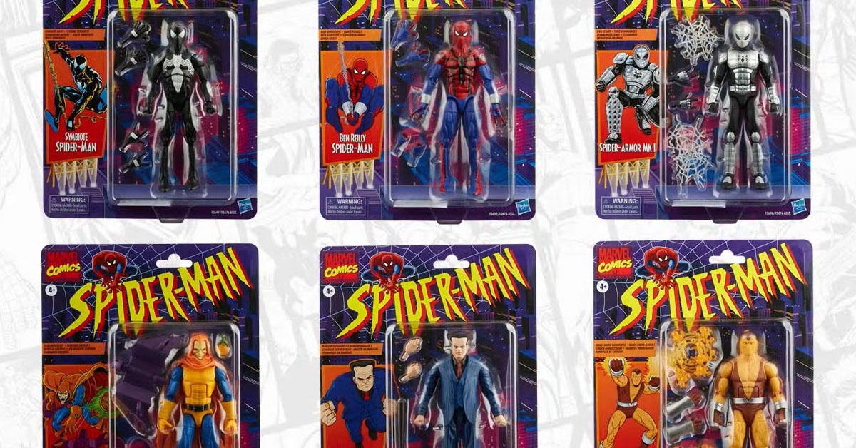 Hasbro Marvel Legends Spider-Man Retro Wave Pre-Orders Begin Today ...