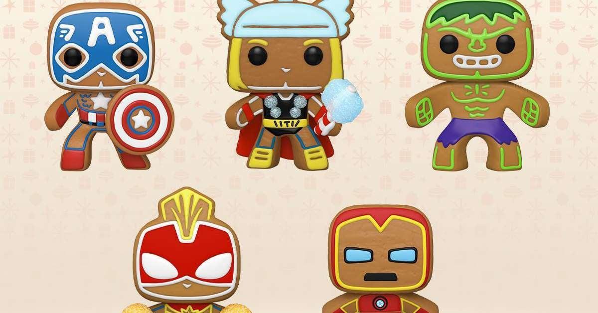 Funko Transforms Marvel Superheroes Into Gingerbread Cookie Pops for ...