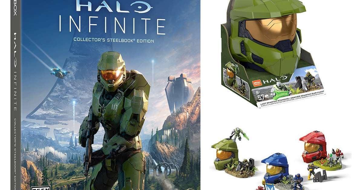 Halo Infinite SteelBook With Mega Construx Helmet Is up for Pre Order ComicBook