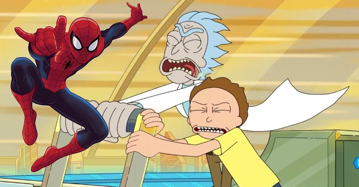 Rick And Morty Cosplay Fuses The Mad Scientist With Marvel's Spider-Man ...