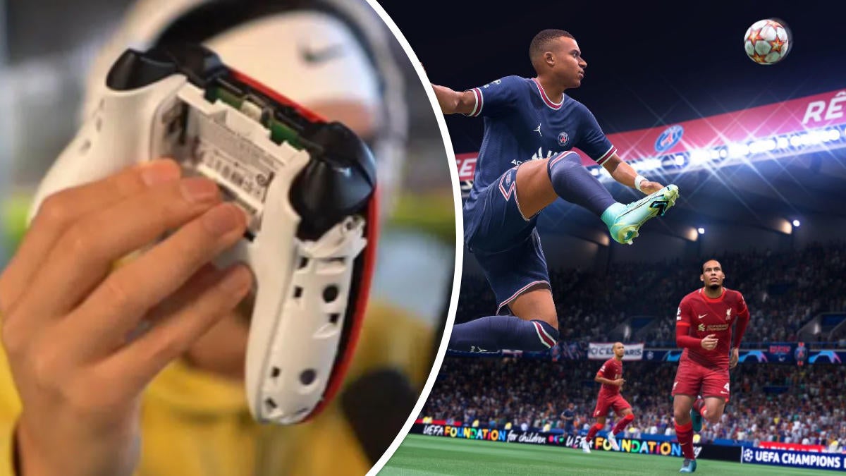 FIFA 22 Streamer Obliterates Controller in Rage After Huge Miss ...