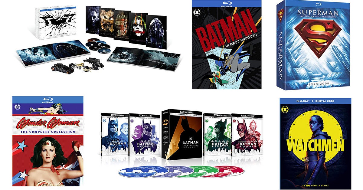 DC Comics Blu-ray Sale on Amazon: Batman, Wonder Woman, Superman, and ...