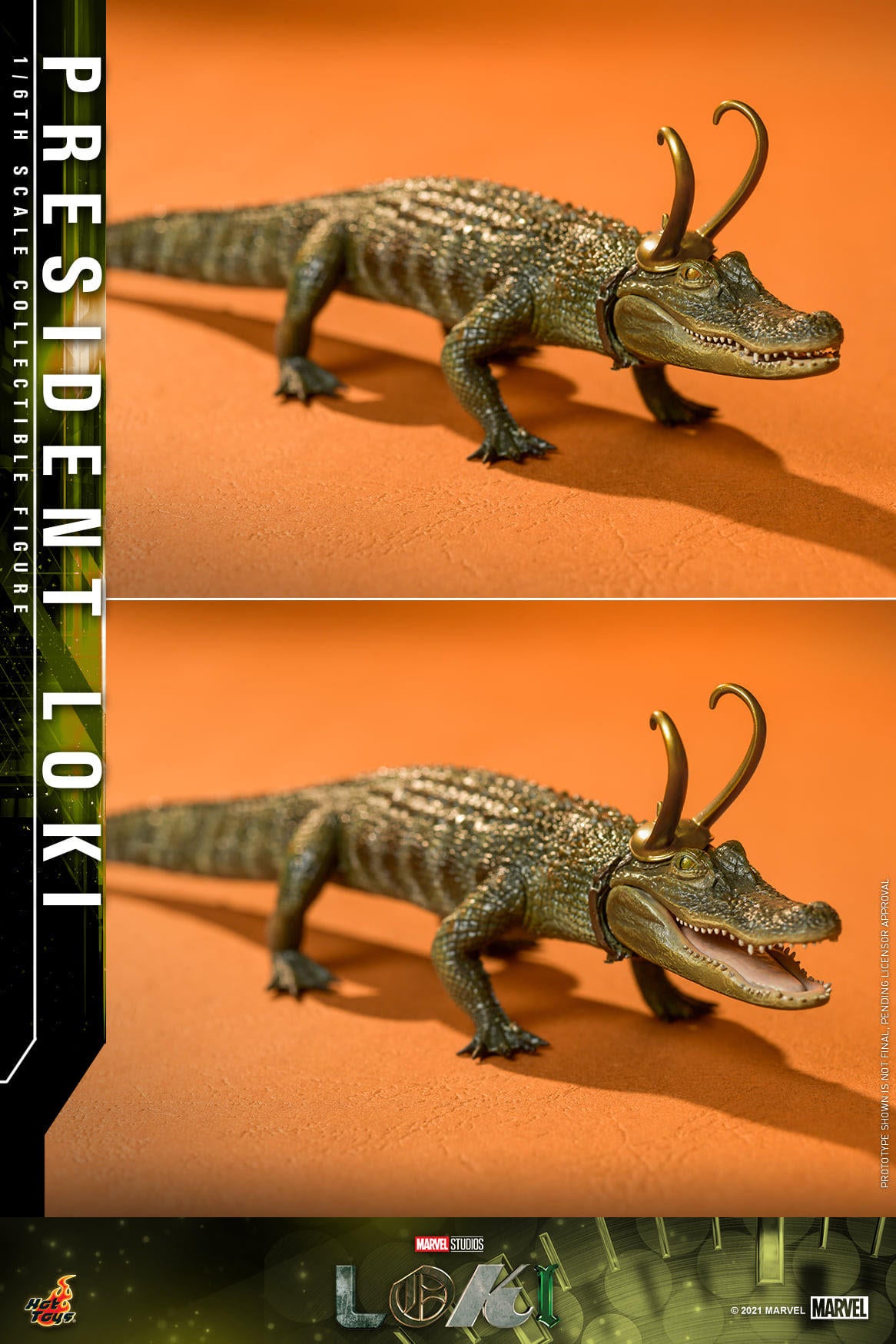 President Loki Hot Toys Figure With Alligator Loki Revealed By Sideshow ...