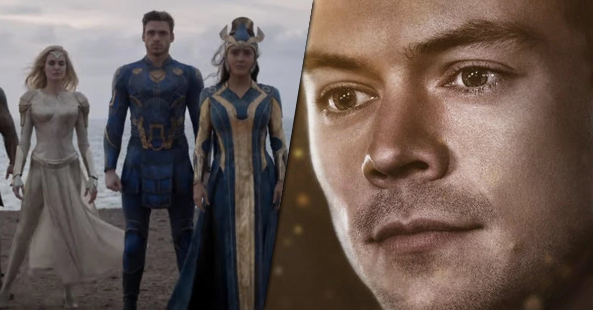 Marvel Studios Officially Releases Harry Styles' Eros Character Poster ...