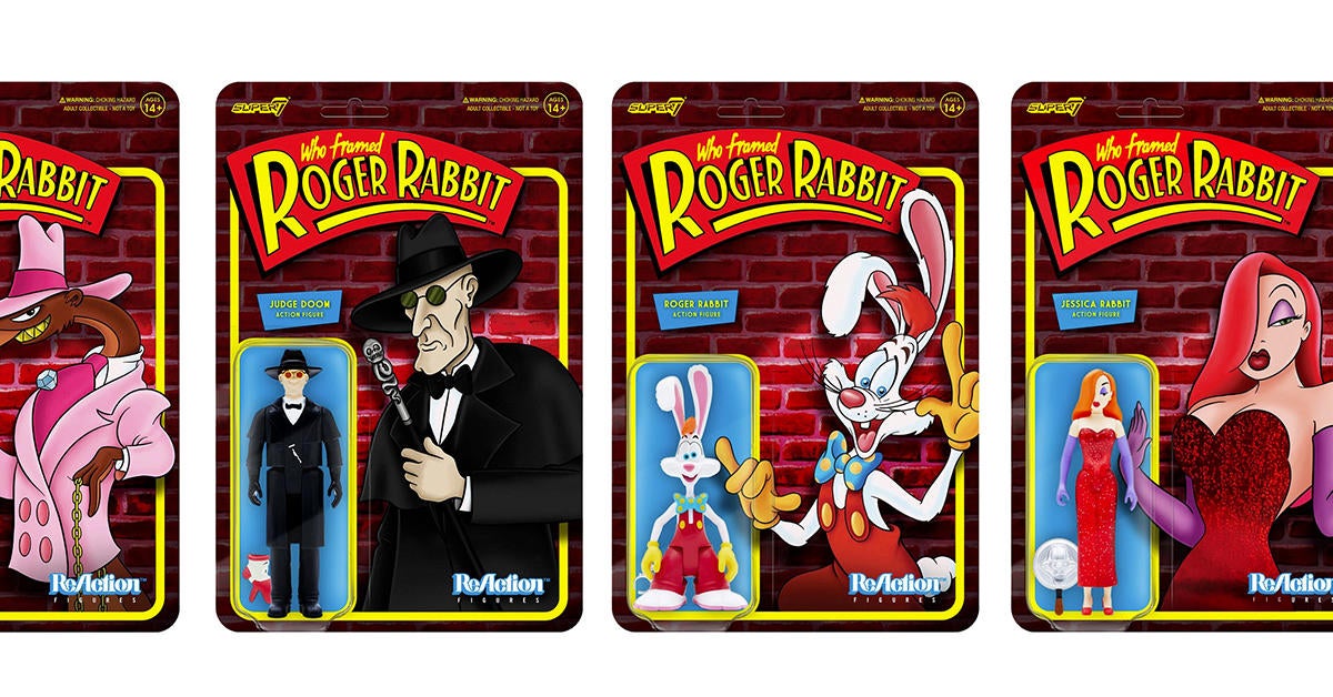 Who Framed Roger Rabbit Super7 ReAction Figures Are up for Pre-Order ...