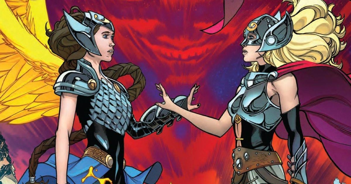 Avengers: Jane Foster's Mighty Thor and Valkyrie Team Up Against Mephisto