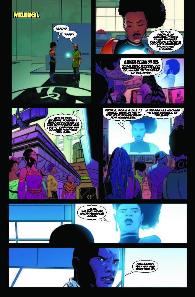 A New Marvel Hero Steps Up to Replace Black Panther as Wakanda's ...