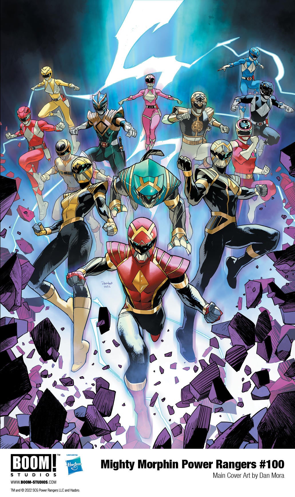 Mighty Morphin Power Rangers Celebrates Issue 100 and Ryan Parrott's ...