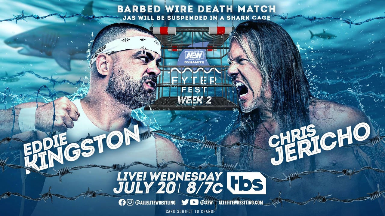Fans React To Chris Jericho And Eddie Kingston's Barbed Wire Death Match On AEW Dynamite ...