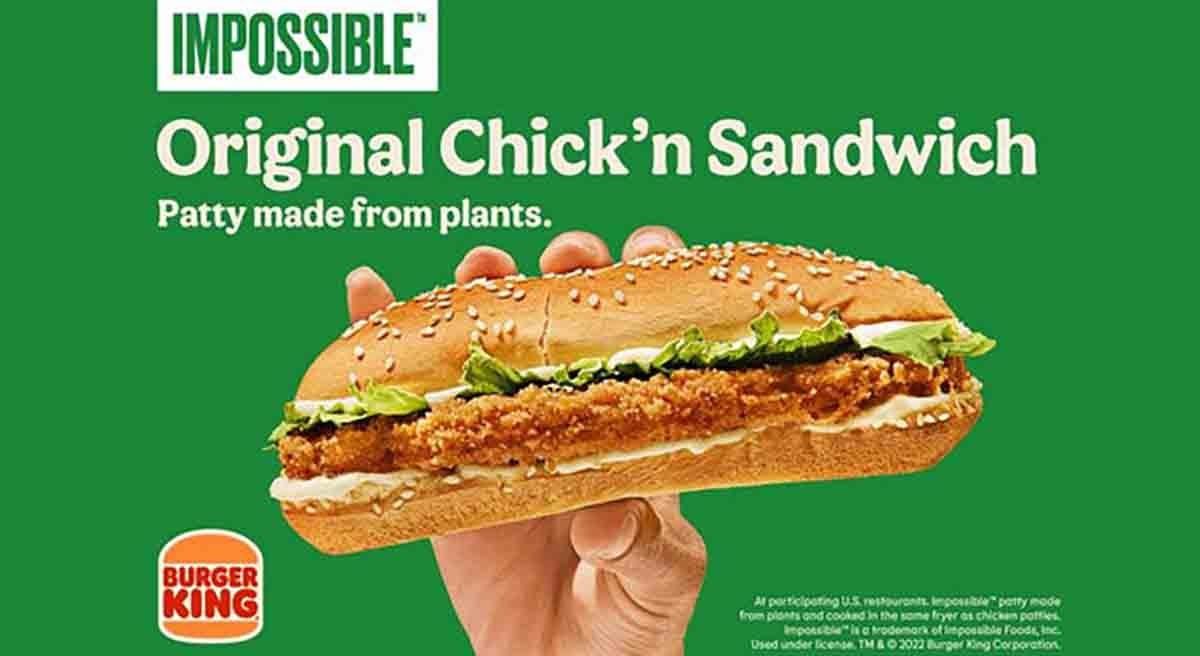 Burger King Testing Plant-Based Original Chick'n Sandwich - ComicBook.com