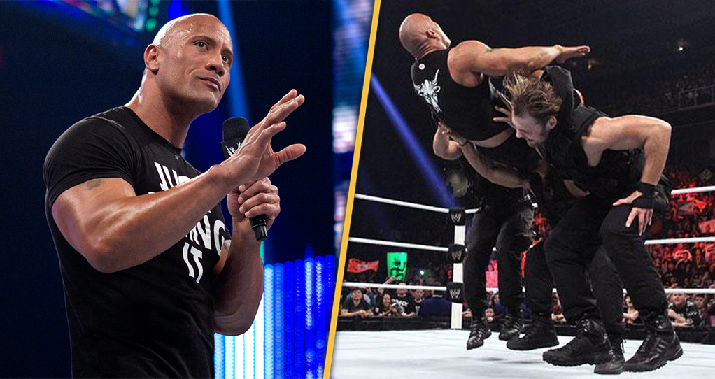 The Rock Shares Funny Story About Getting Powerbombed by The Shield ...