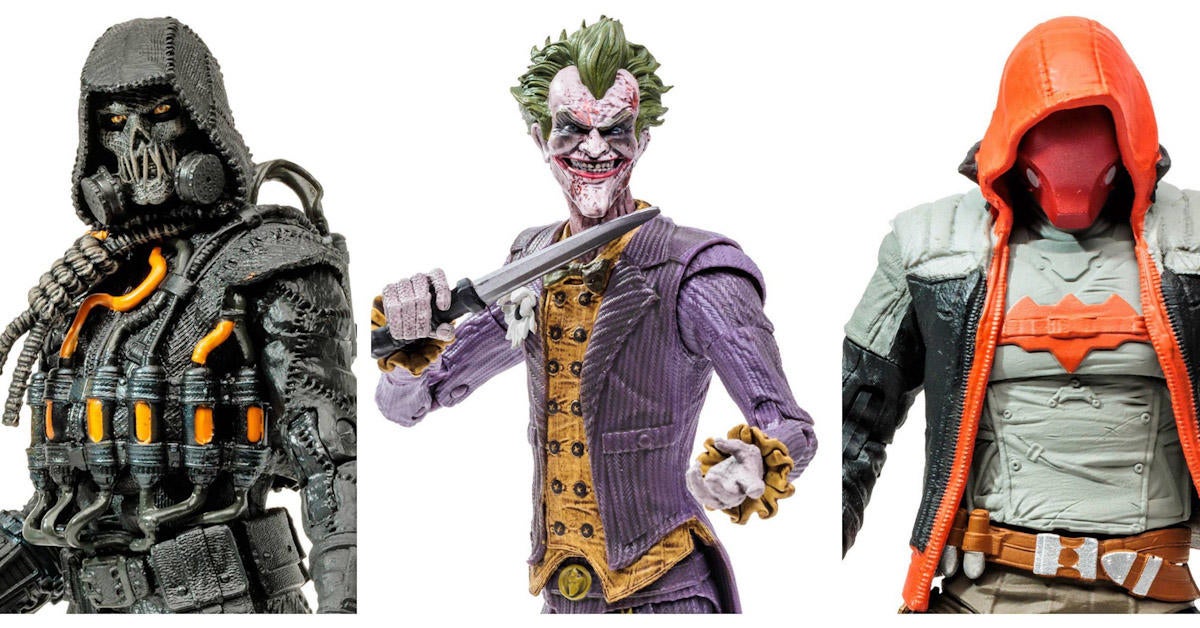 New Batman: Arkham DC Multiverse Figures: The Joker, Red Hood, and ...
