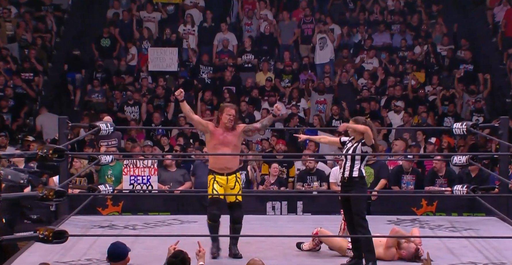 AEW: Chris Jericho Pins Bryan Danielson at All Out - ComicBook.com