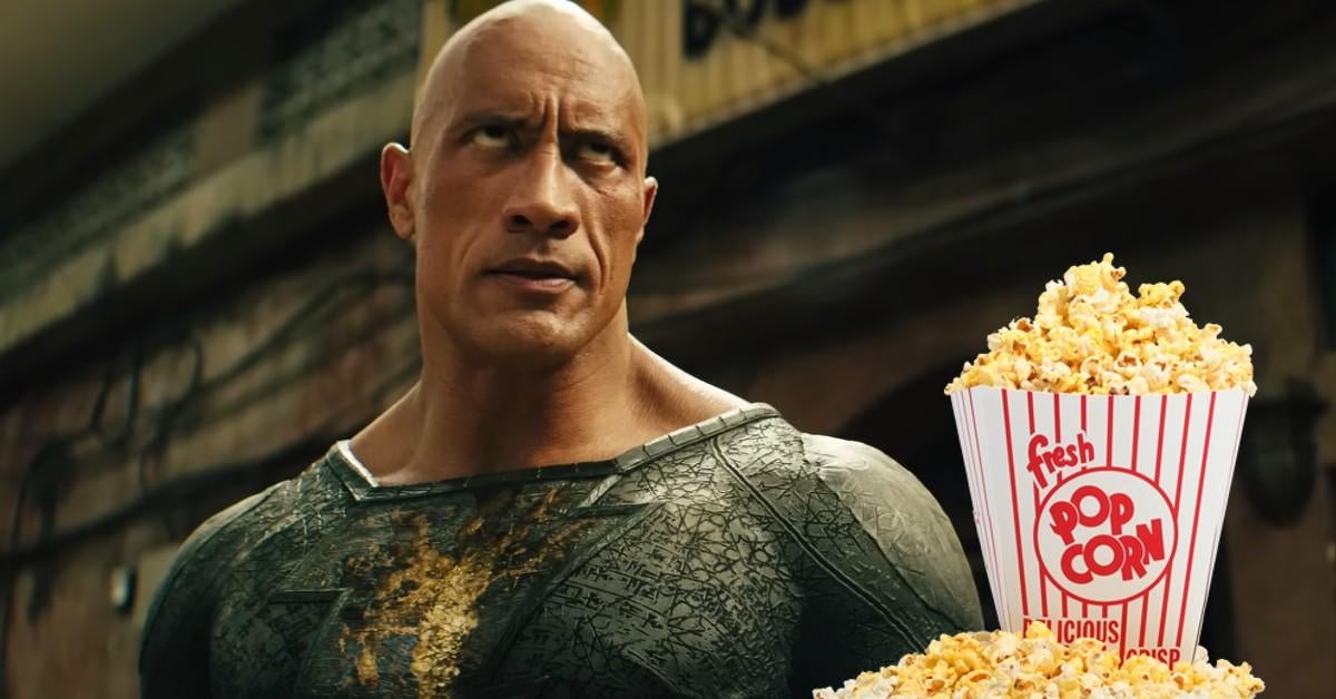 The Rock Is Changing the Hierarchy of Popcorn with Black Adam Popcorn ...