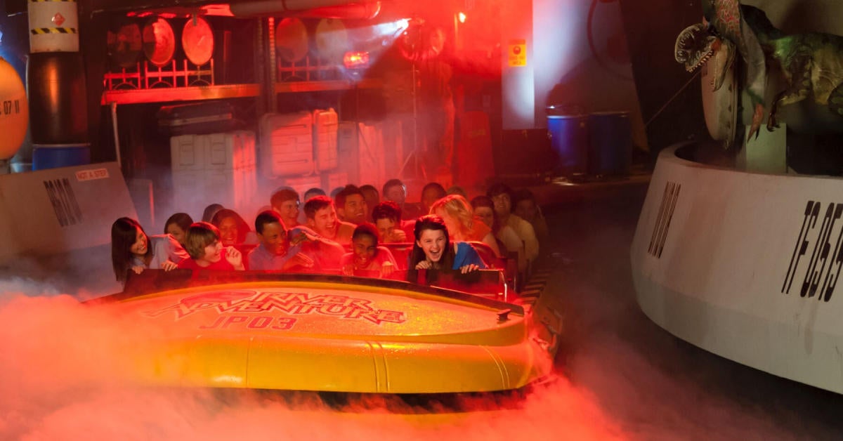 Hole Ripped Into Jurassic Park Ride at Universal Orlando During ...