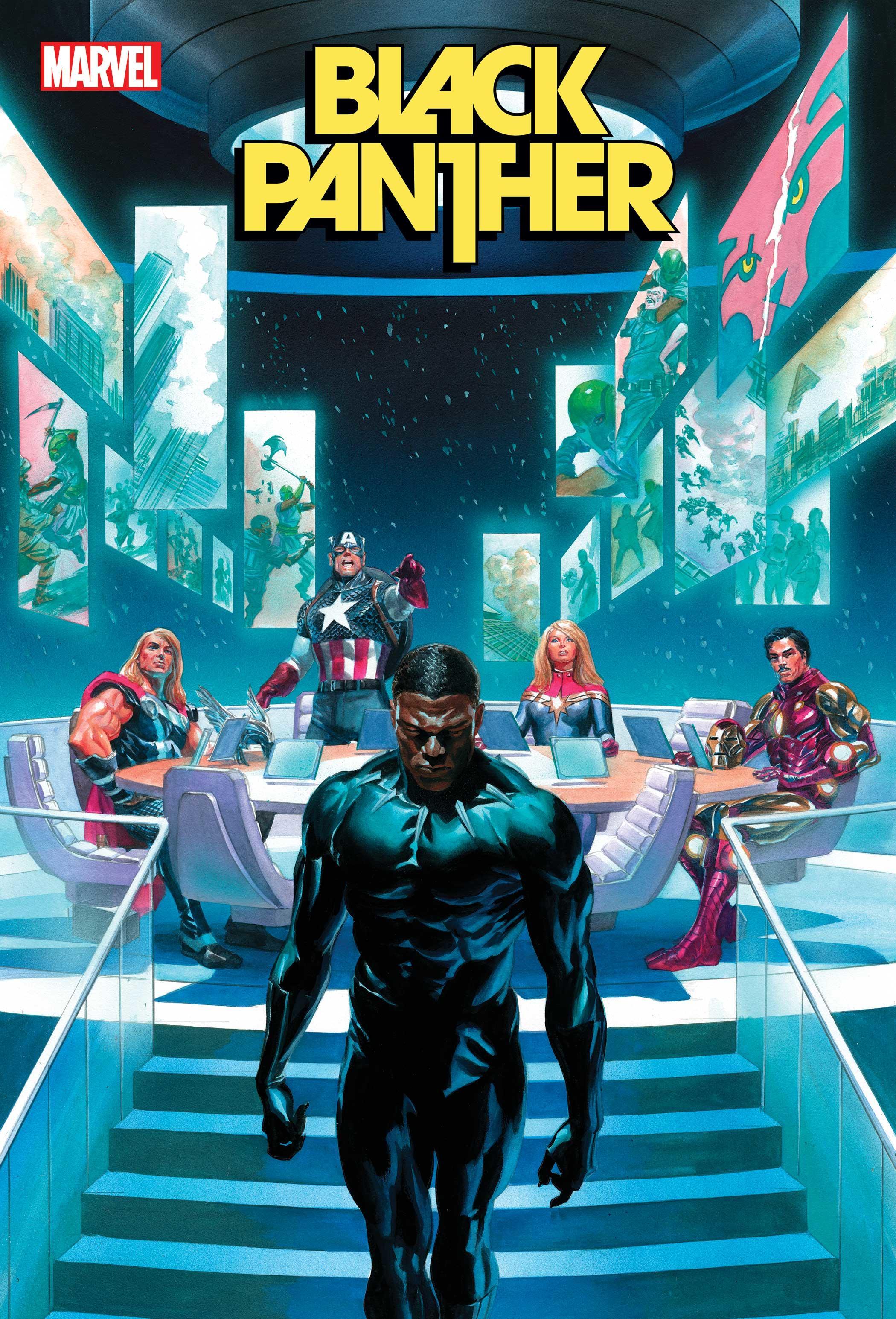 Alex Ross' Black Panther #12 Cover Kicks T'Challa Out the Avengers ...