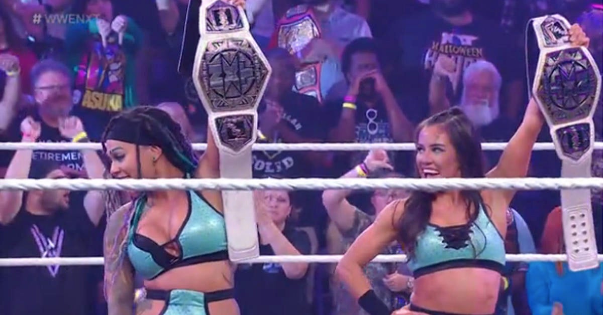 Katana Chance and Kayden Carter Retain Women's WWE NXT Tag Team Titles After Surprising Twist