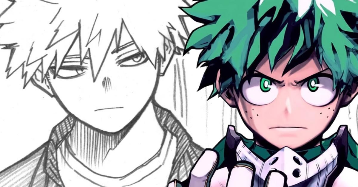 My Hero Academia Creator Shares Emotional Deku and Bakugo Sketch ...