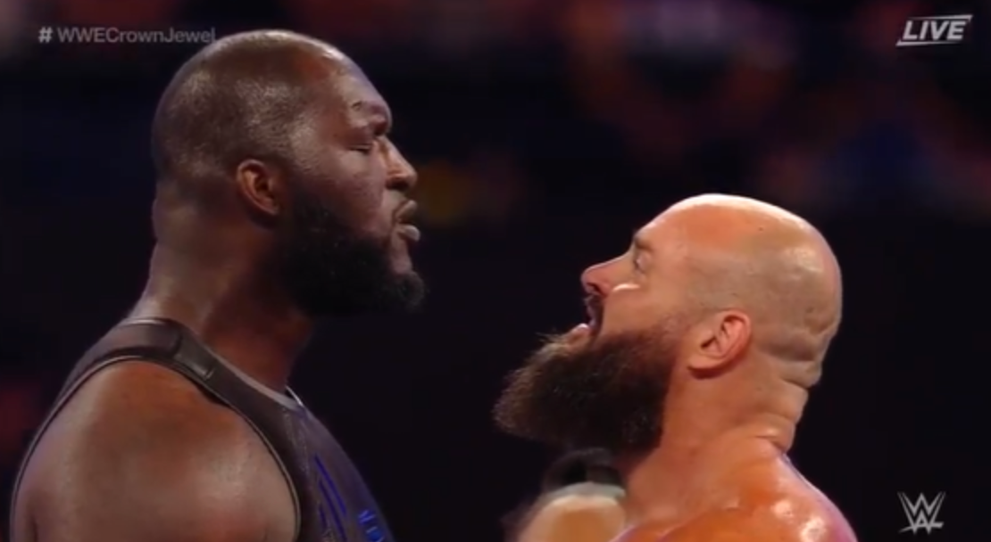 Braun Strowman Defeats Omos at WWE Crown Jewel - ComicBook.com