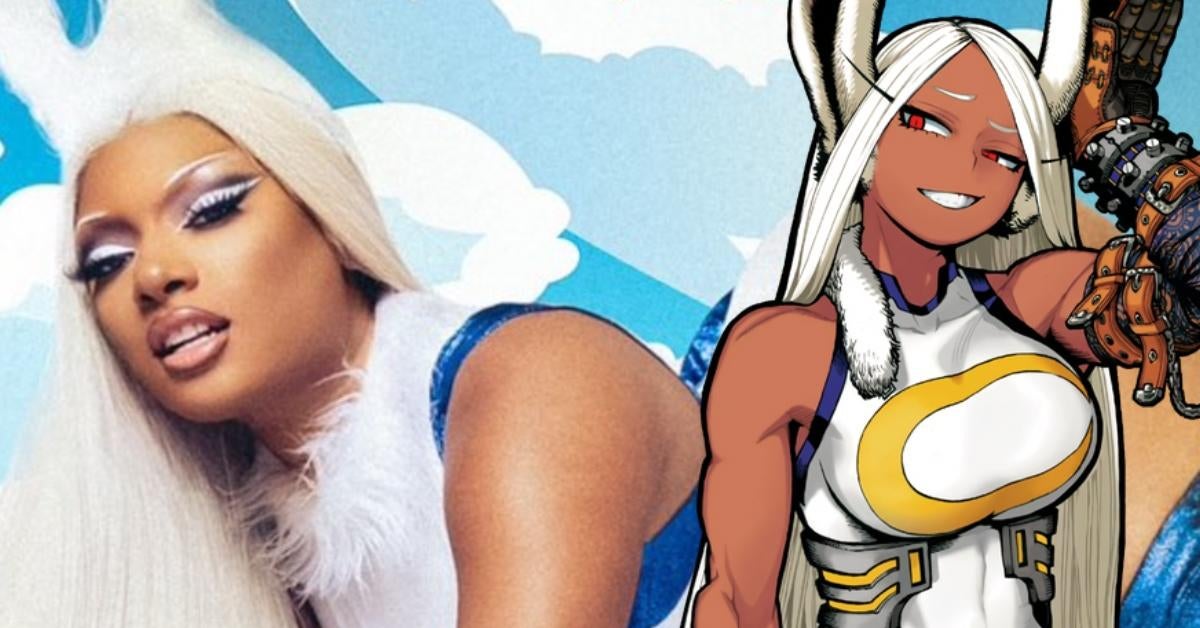 My Hero Academia Megan Thee Stallion Shows Off Heroic Mirko Cosplay ComicBook