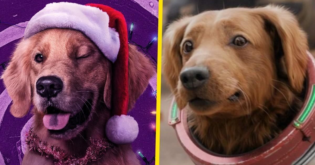Hawkeye's Lucky the Pizza Dog Meets Marvel's Cosmo From Guardians of ...