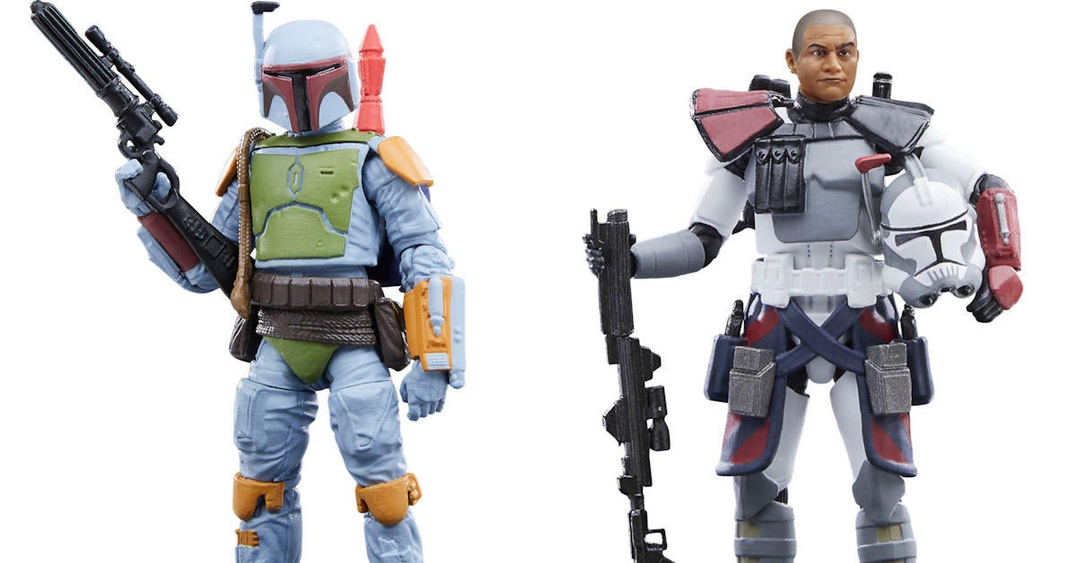 Star Wars The Vintage Collection Kenner Boba Fett and Arc Commander ...