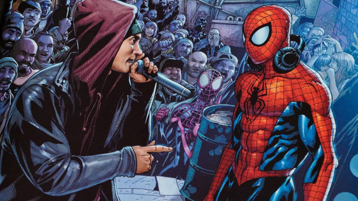 Marvel Puts Spider Man In A Rap Battle With Eminem Yes Really