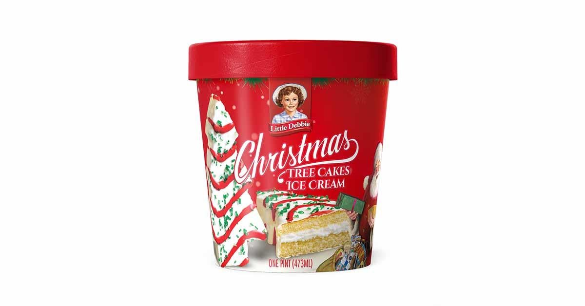 Little Debbie Christmas Tree Cakes Ice Cream is Back for the Holidays ...