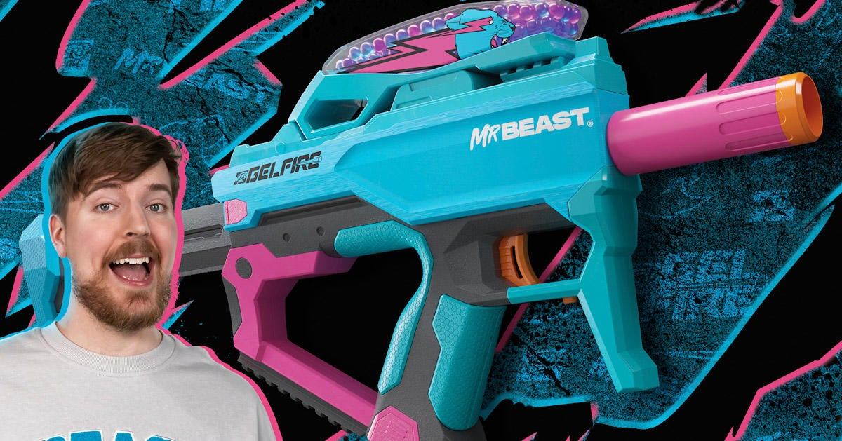 MrBeast Launches a Signature NERF Pro GelFire Full Auto Blaster ...