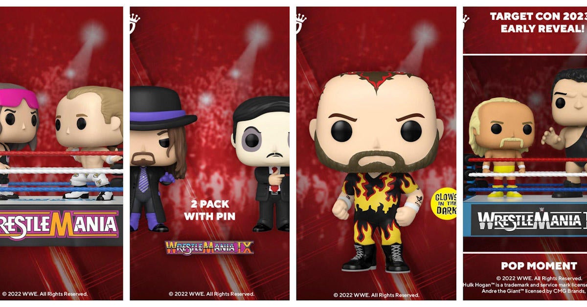 New WWE Funko Pops: Wrestlemania Pop Moments, Bam Bam Bigelow, and More ...