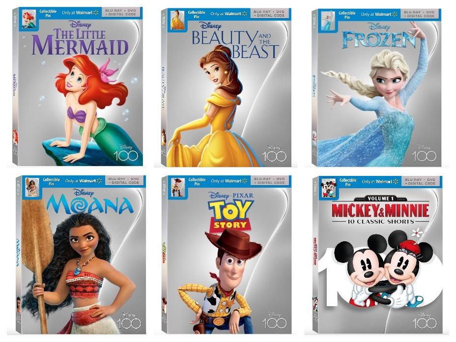 Disney and Pixar Movies Get Disney100 Edition Steelbooks and Slipcover ...