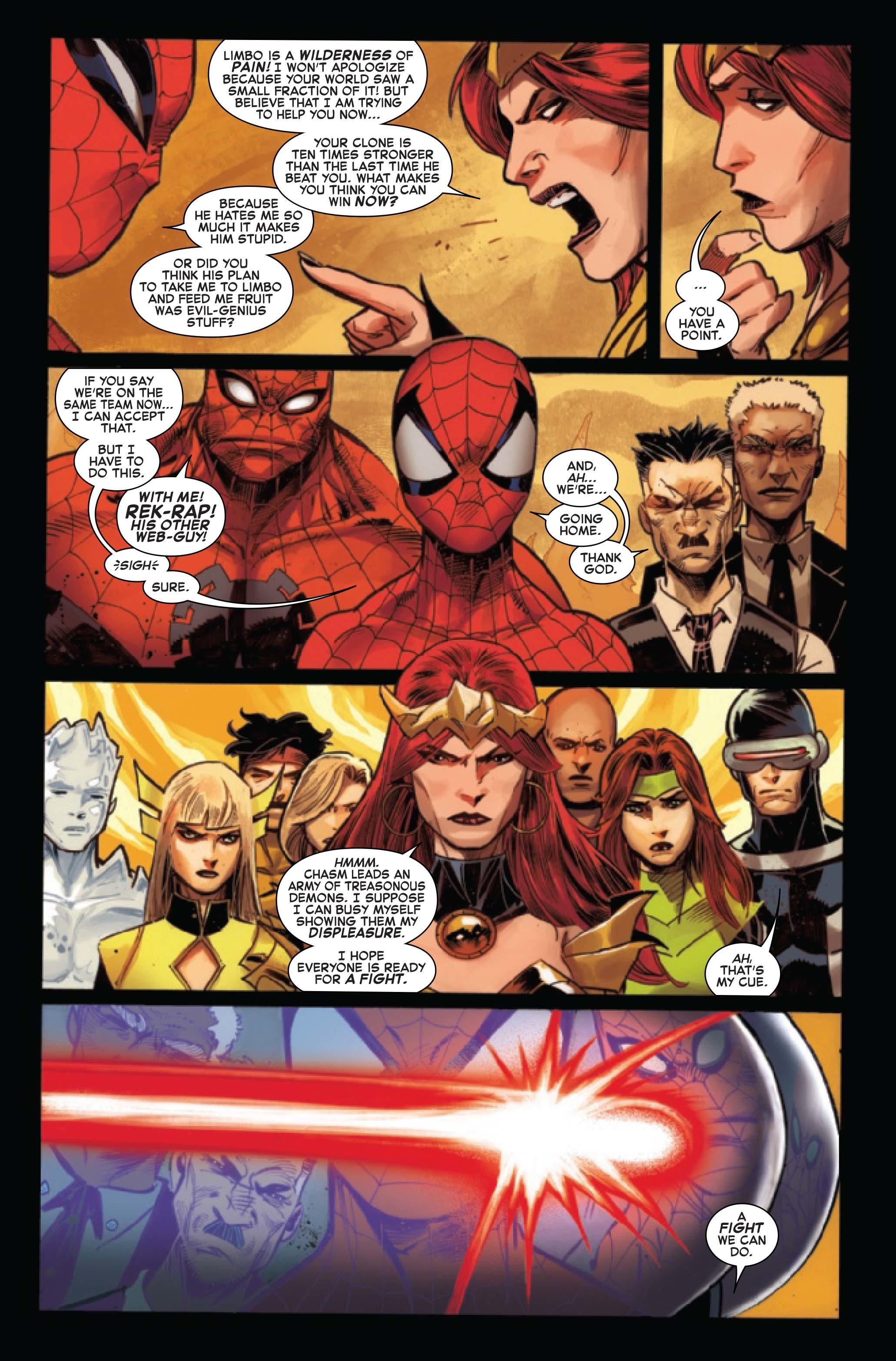 Spider-Man and X-Men Crossover Comes to an End in Dark Web Finale ...