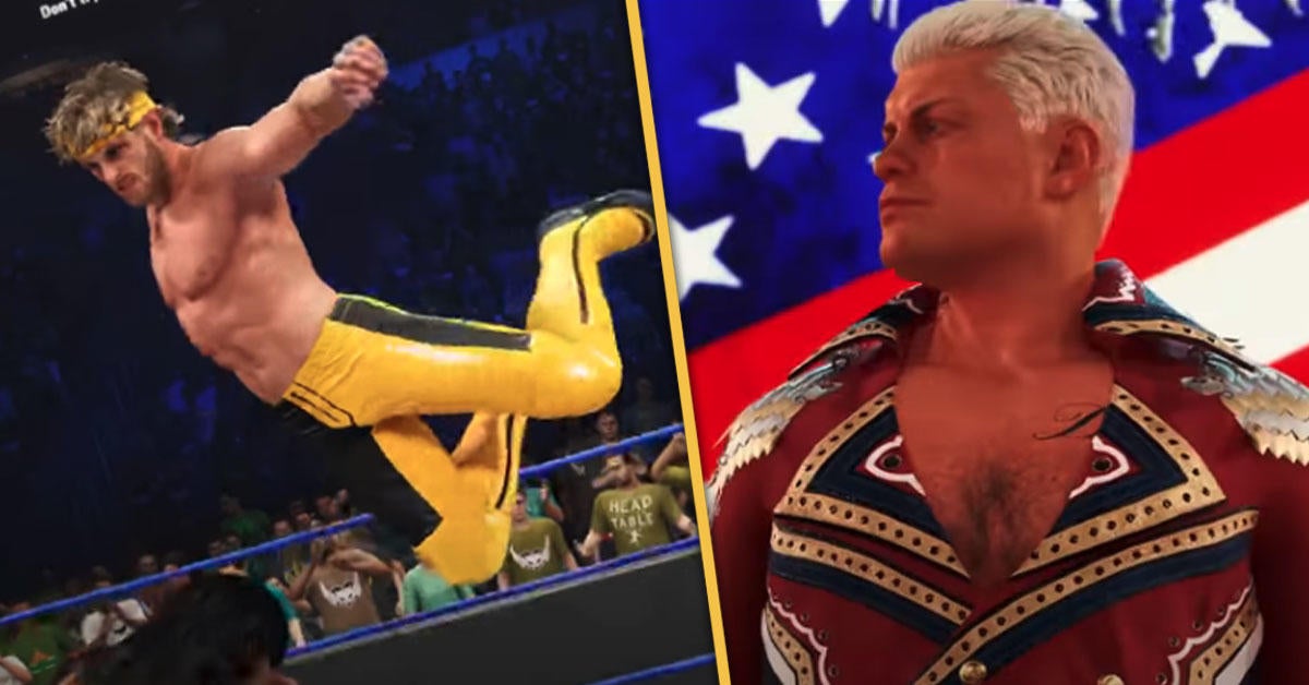 WWE 2K23's New Gameplay Trailer Features Cody Rhodes, Logan Paul, and More