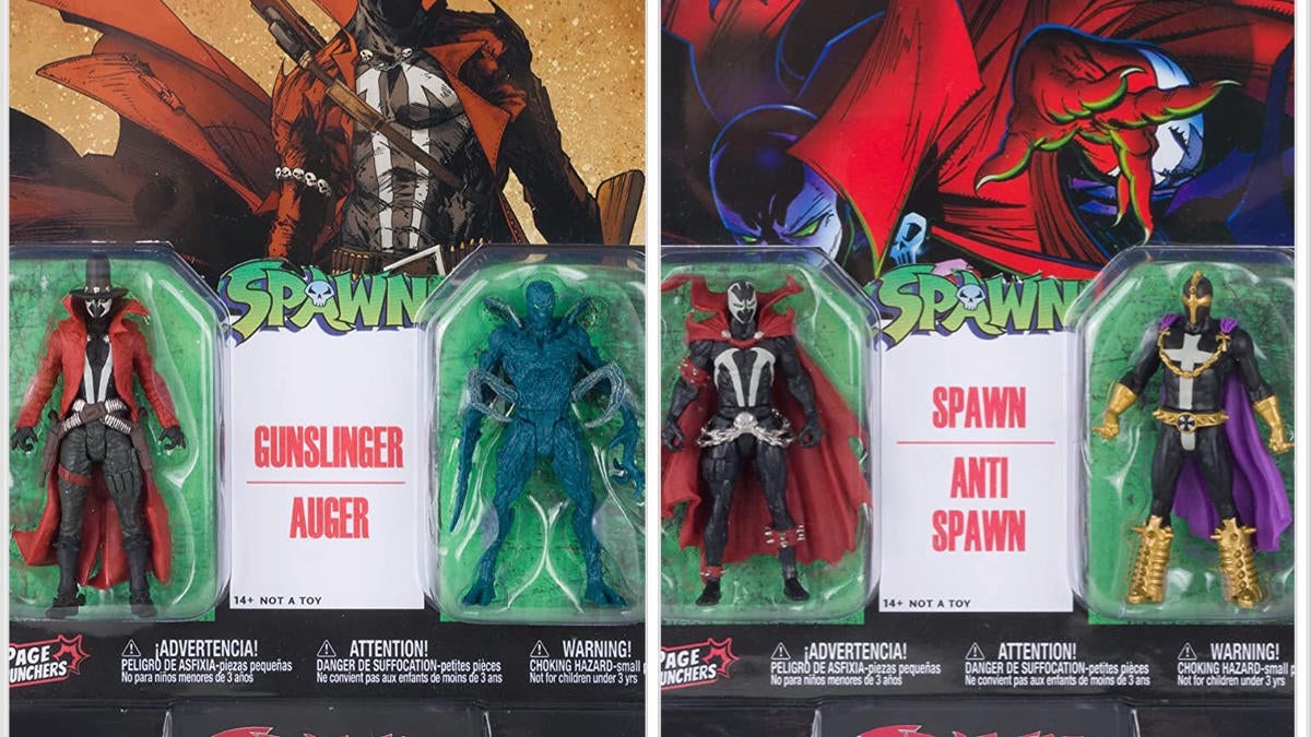 Spawn Page Punchers 2-Pack Figure Sets Launch From McFarlane Toys ...
