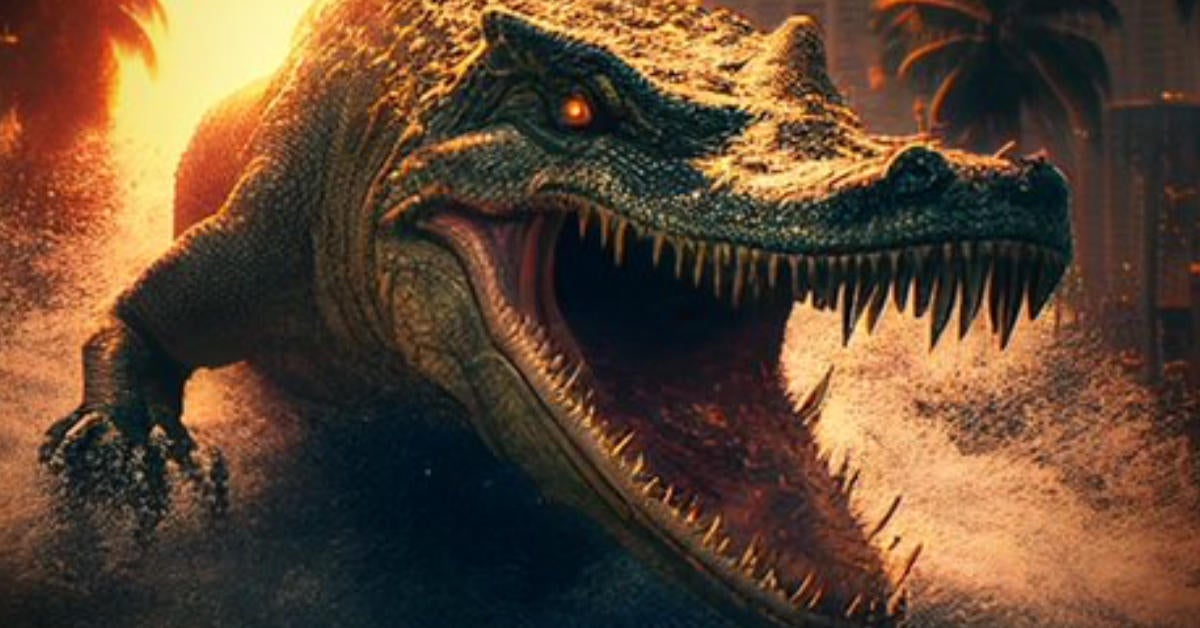 Meth Gator Poster Released After Cocaine Bear Success - ComicBook.com