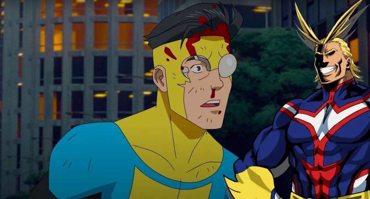Invincible Creators Debate If He Can Beat All Might, Chainsaw Man ...