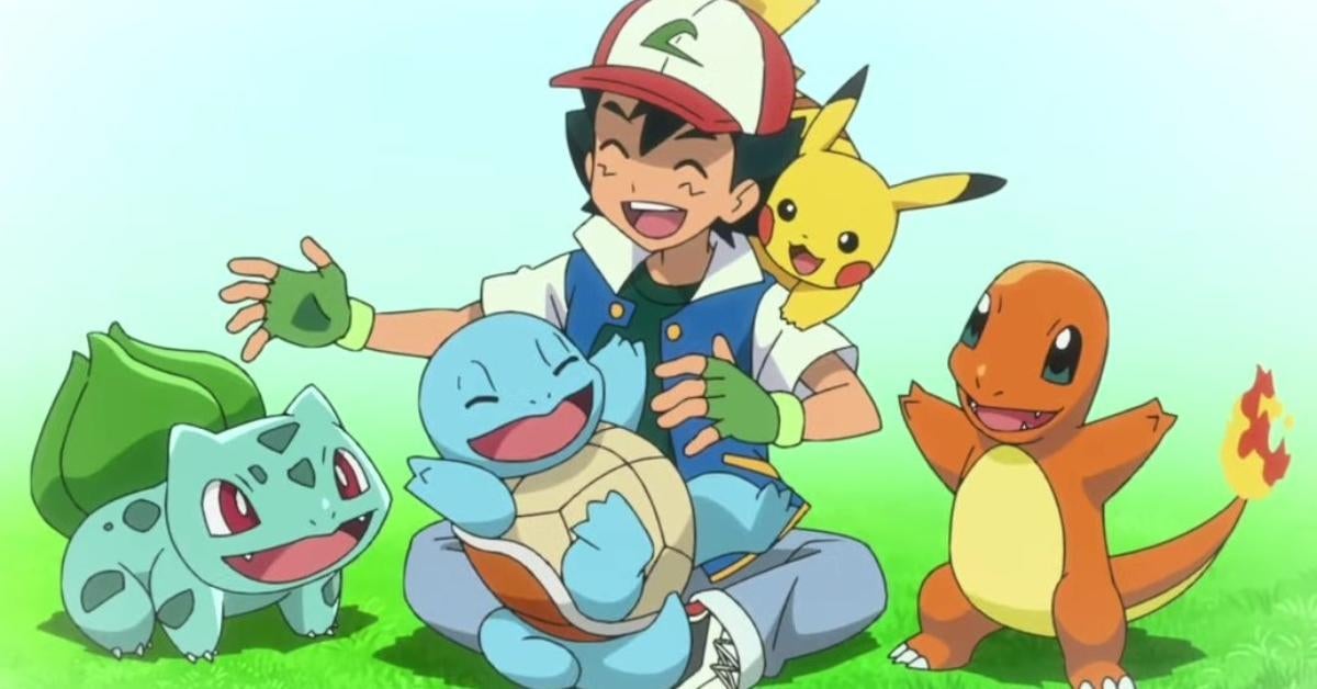 Pokemon Finally Brings Ash's Kanto Starters Back Together in Newest ...