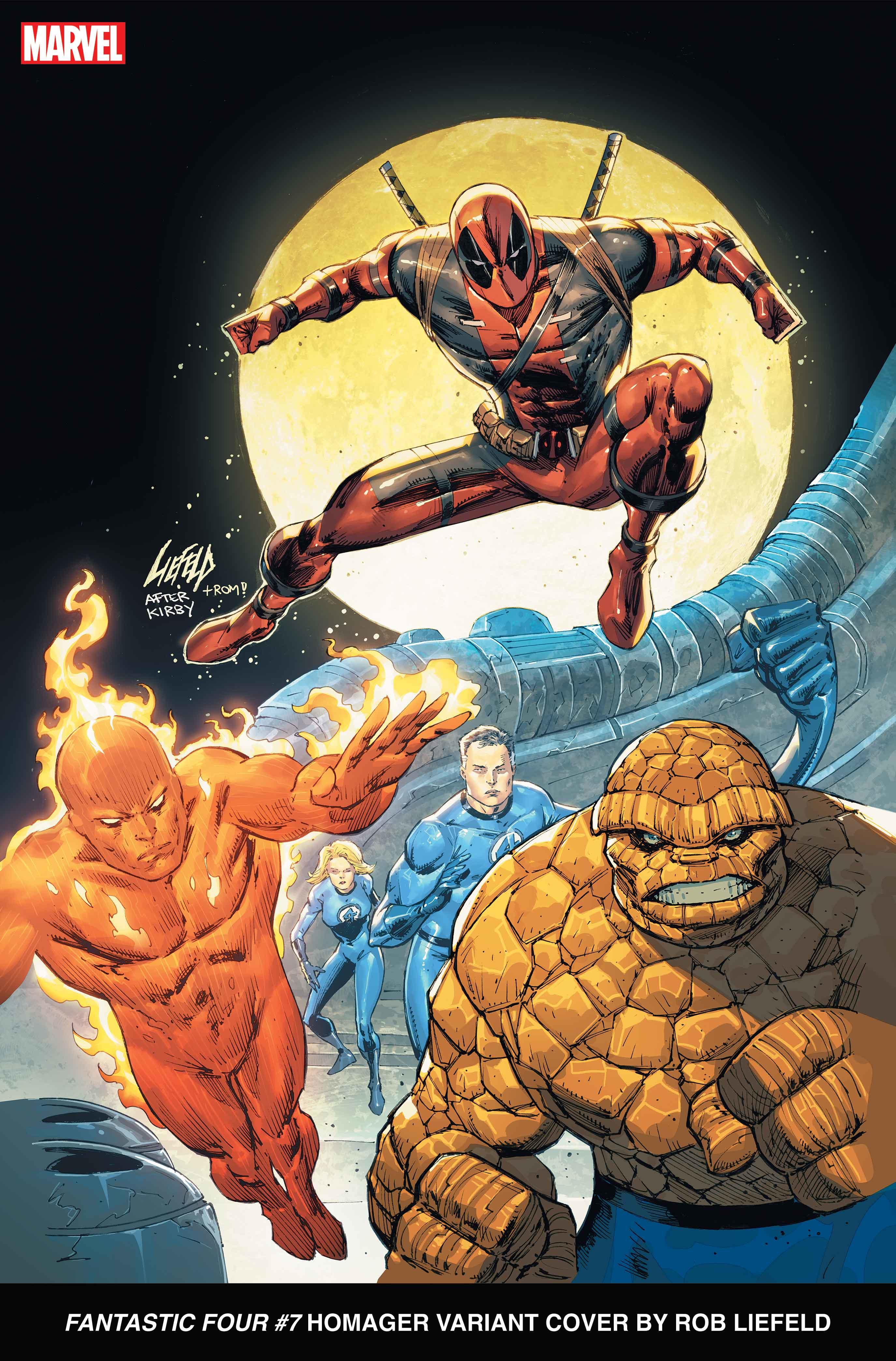 Rob Liefeld Homages Iconic Marvel Moments in Deadpool Variant Covers ...