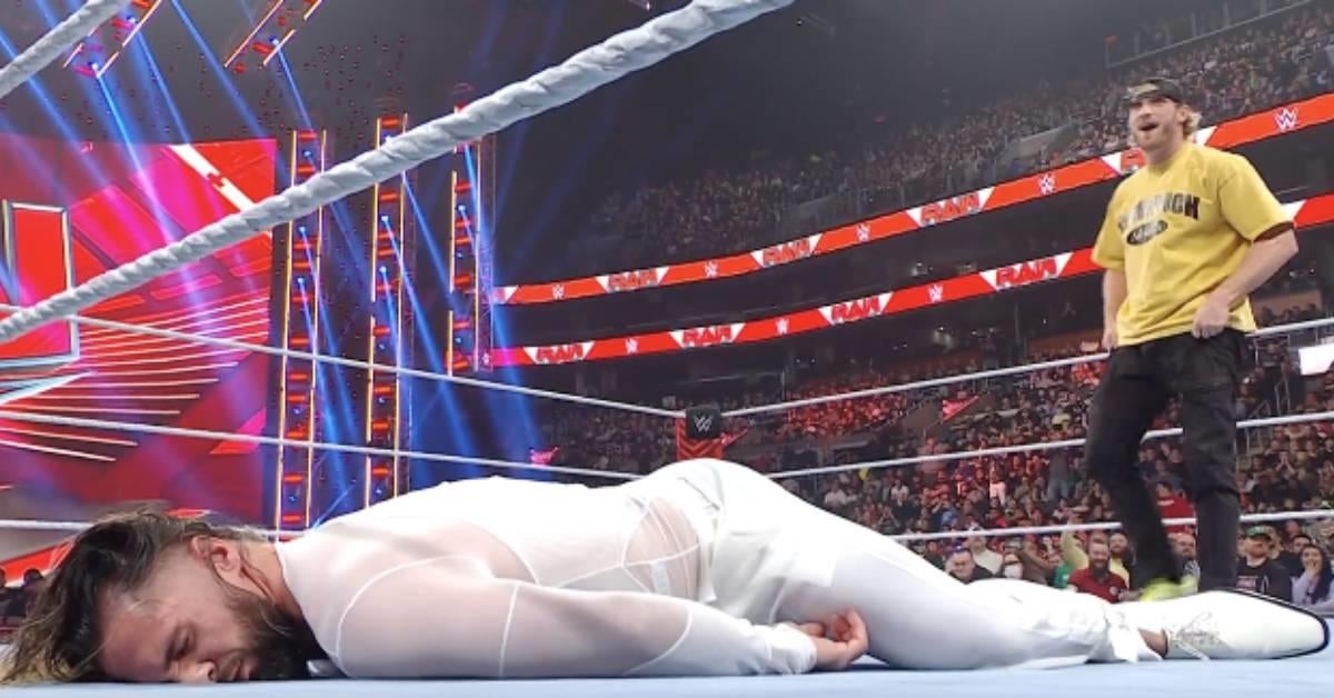 Watch Logan Paul Nail Seth Rollins With a Knockout Punch on WWE Raw ...
