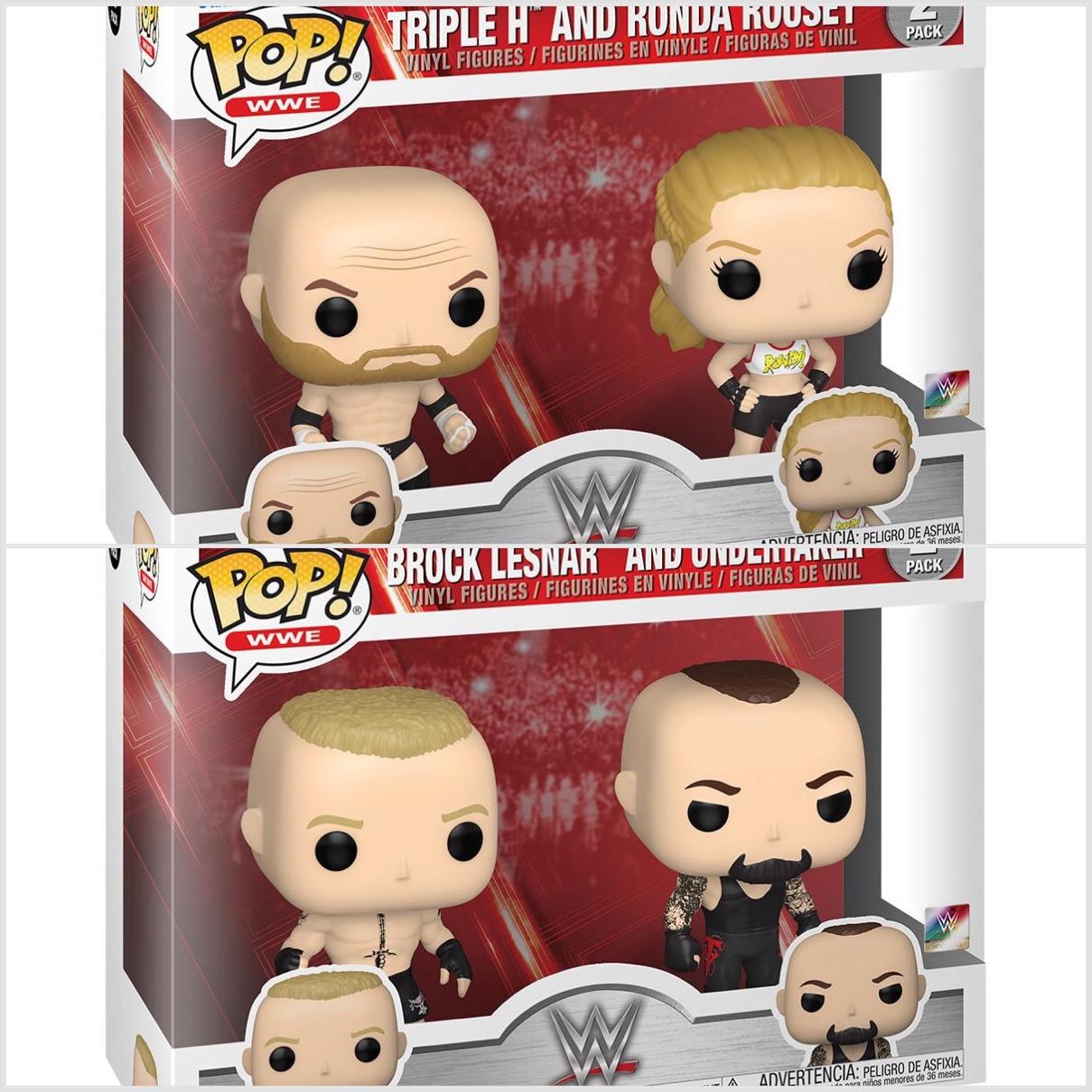 WWE Funko Pop Reveals: Brock Lesnar vs Undertaker, Ronda Rousey vs ...
