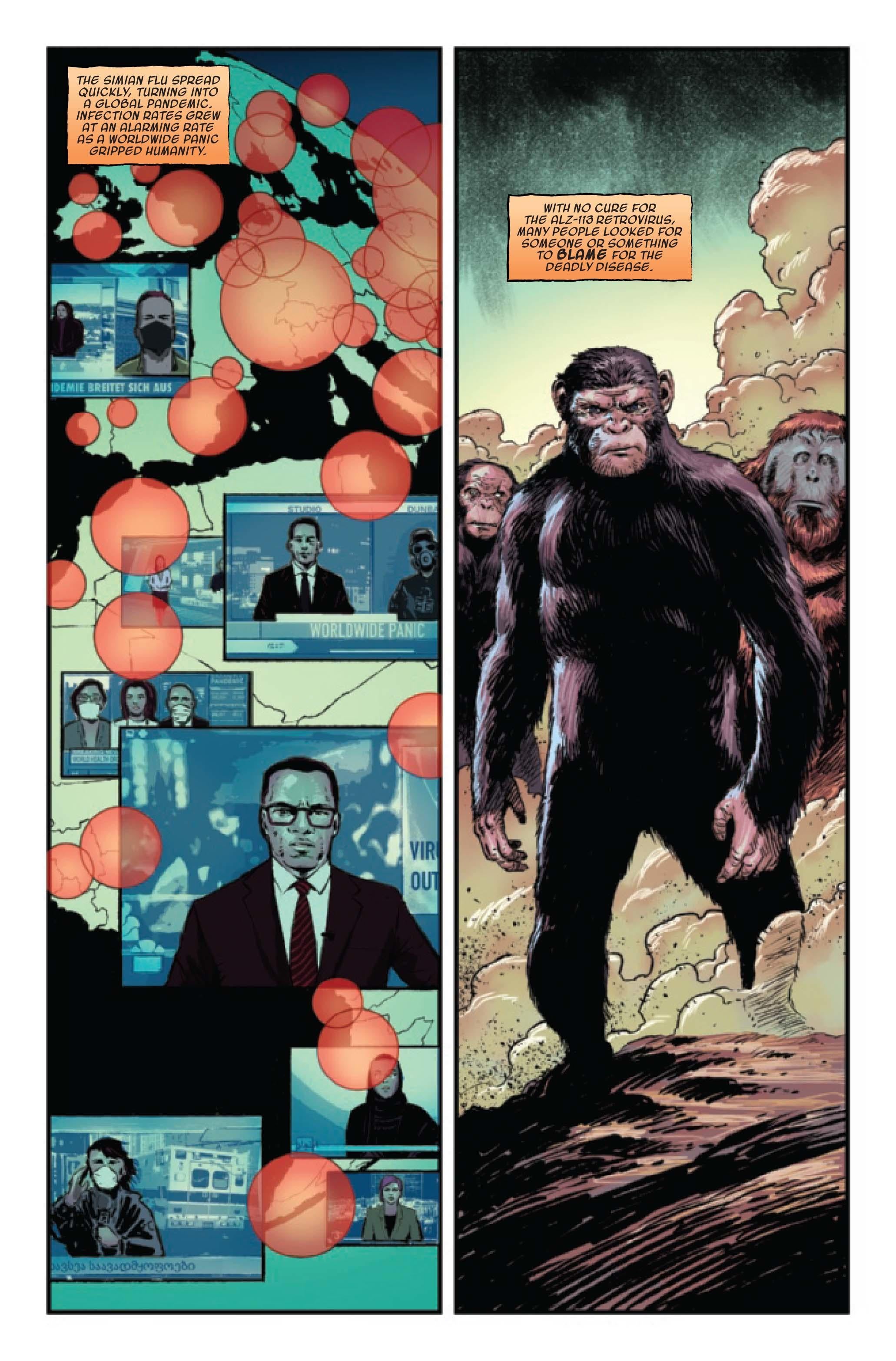 Marvel's Planet of the Apes Revisits the Beginning of the Human/Ape War ...