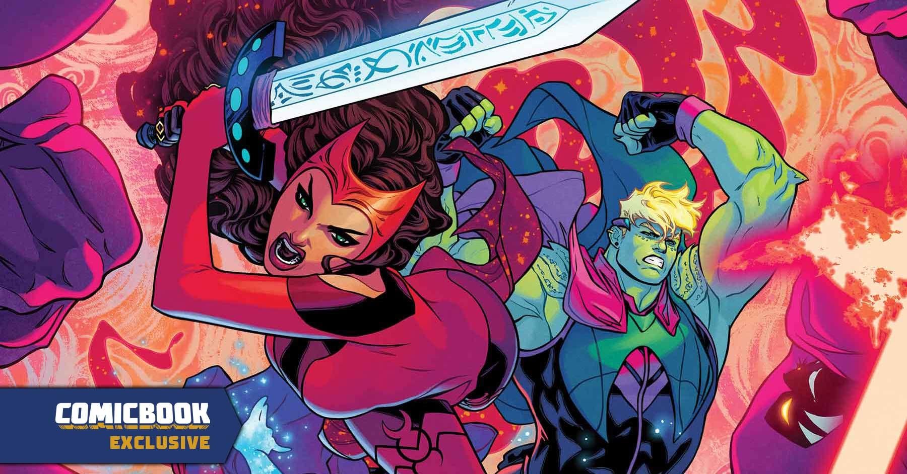 Marvel Reunites Scarlet Witch With Her Grown-Up WandaVision Son ...