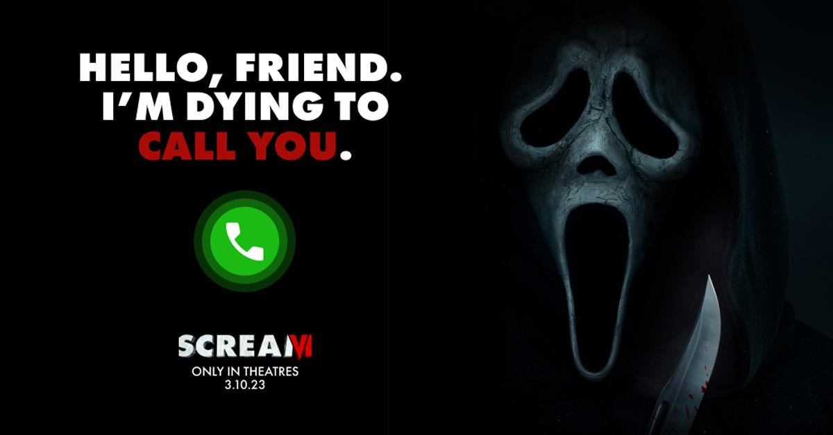 Scream VI Fans Can Get a Terrifying Phone Call From Ghostface Ahead of ...