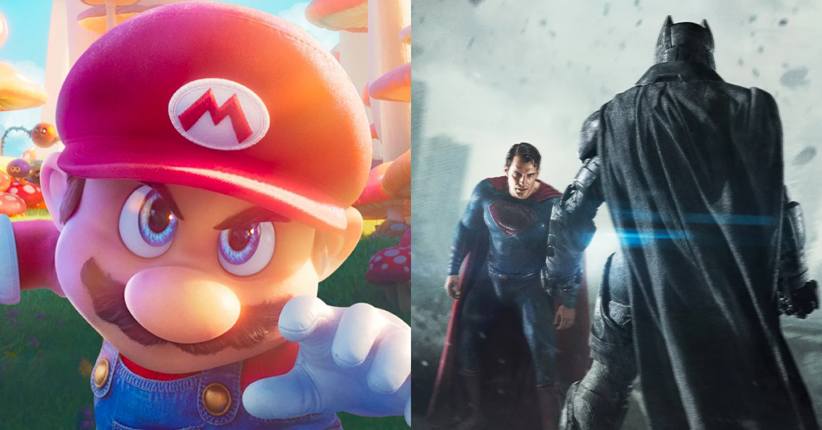 Super Mario Bros. Movie Destroys Easter Record Set by Batman v Superman ...
