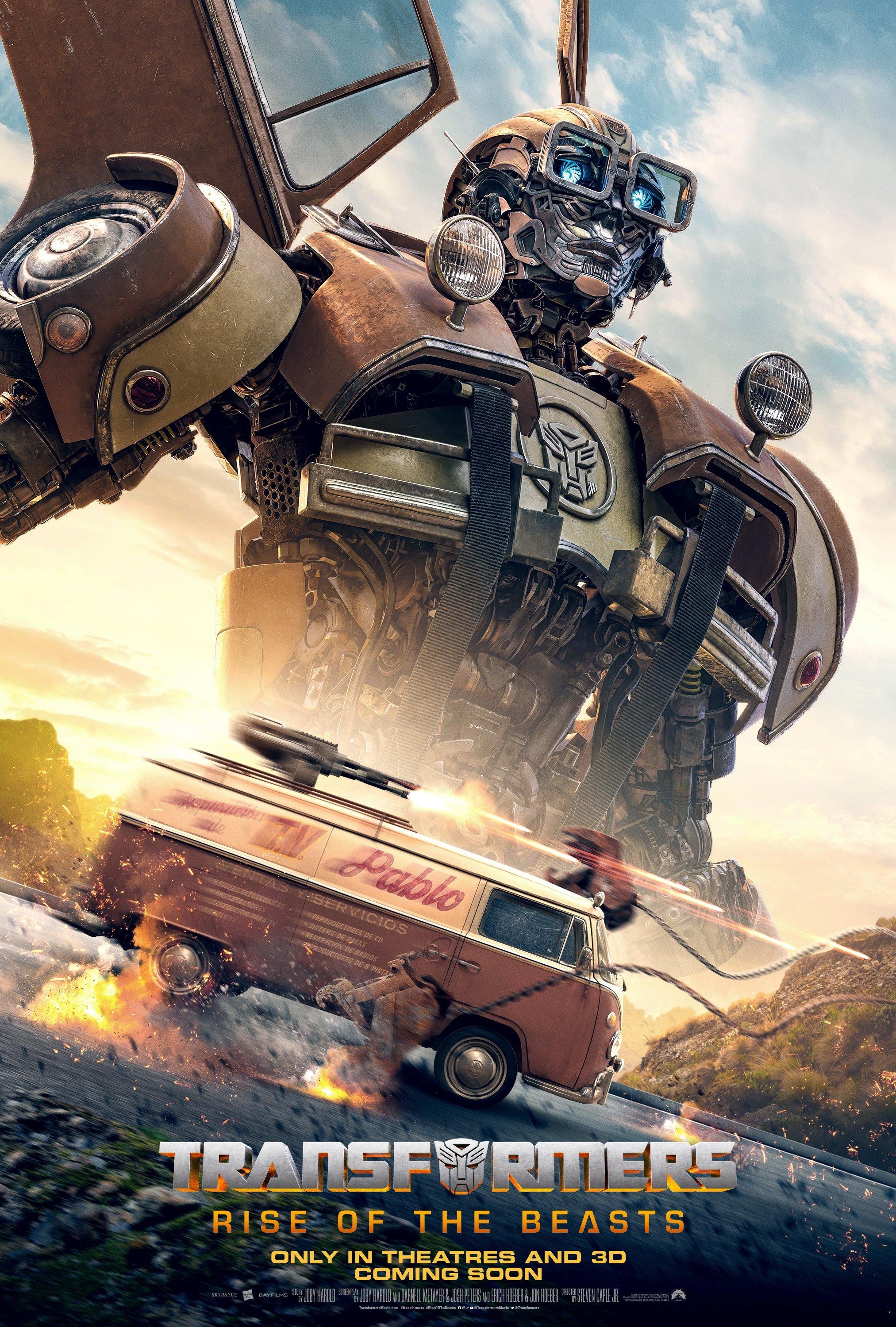 New Transformers: Rise of the Beasts Posters Reveals Main Characters ...
